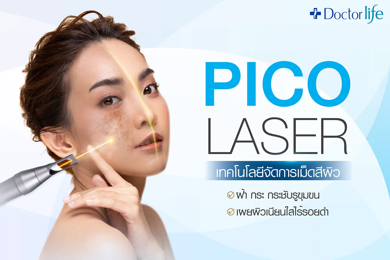 โปรแกรม Pico Laser คืออะไร? เทคโนโลยีจัดการทุกปัญหาผิว ฝ้า กระ จุดด่าง ...